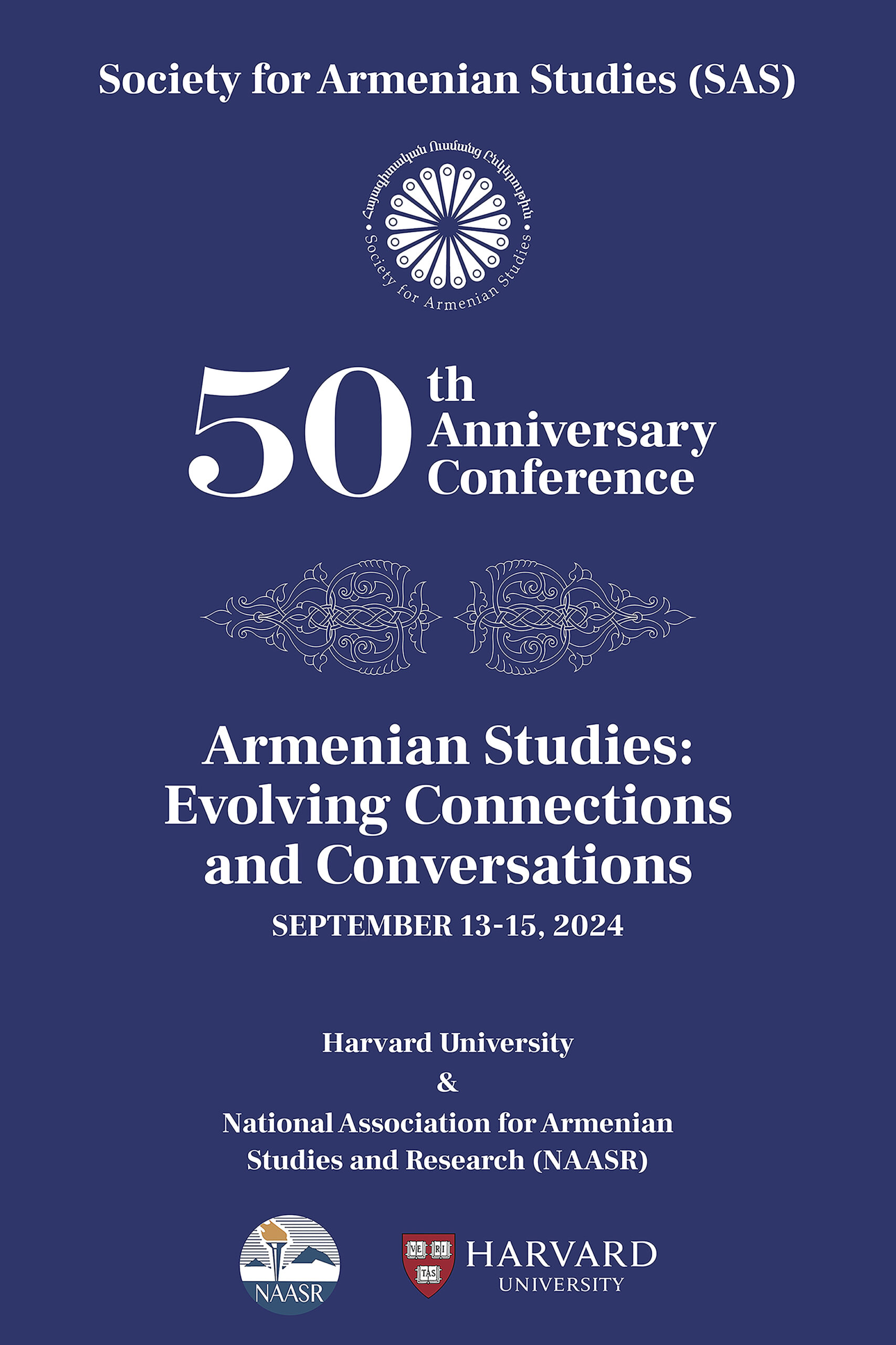 Society for Armenian Studies to mark 50 years with an international conference on Armenian Studies