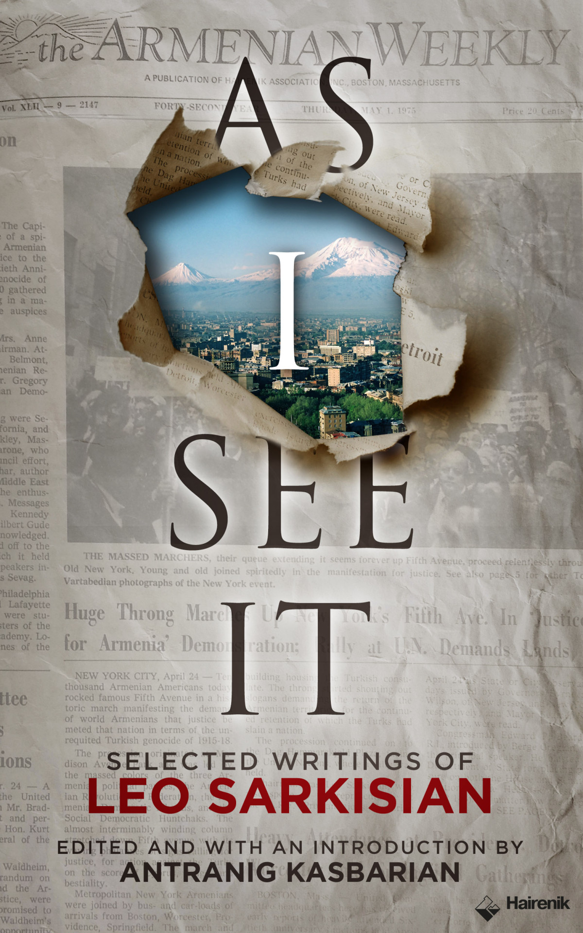 'As I See It: Selected Writings of Leo Sarkisian’ eBook Released
