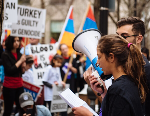 Hundreds Protest, Demand Justice at Turkish Consulate in Boston