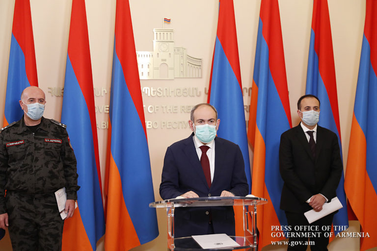 Armenian Prime Minister Nikol Pashinyan, Family Infected with COVID-19