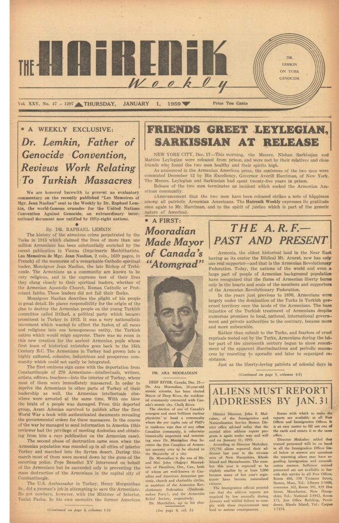 ‘With the Ink of Their Blood’: Lemkin’s Armenian Collaborators and the ...