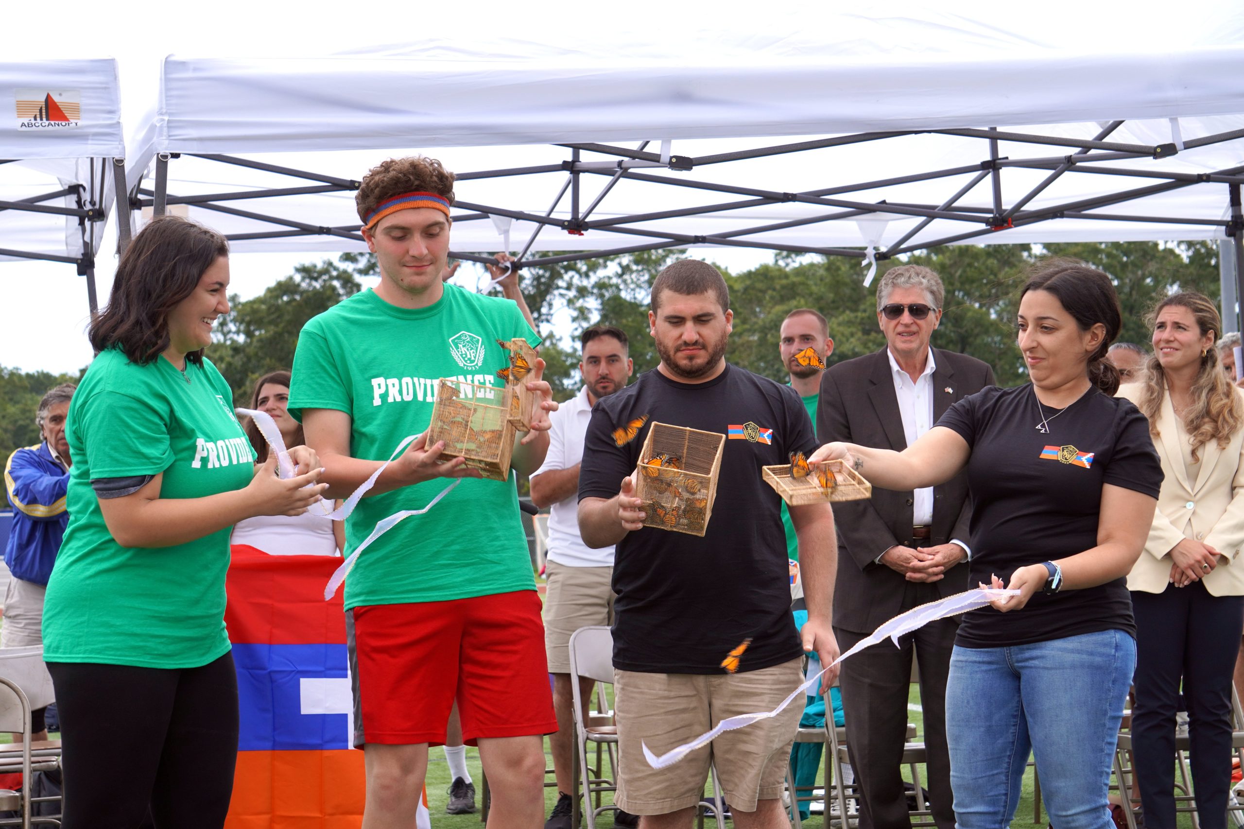 Releasing the Monarch butterflies - GVK Images - The Armenian Weekly