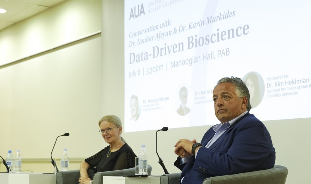 AUA hosts conversation with Dr. Noubar Afeyan and Dr. Karin Markides on ...