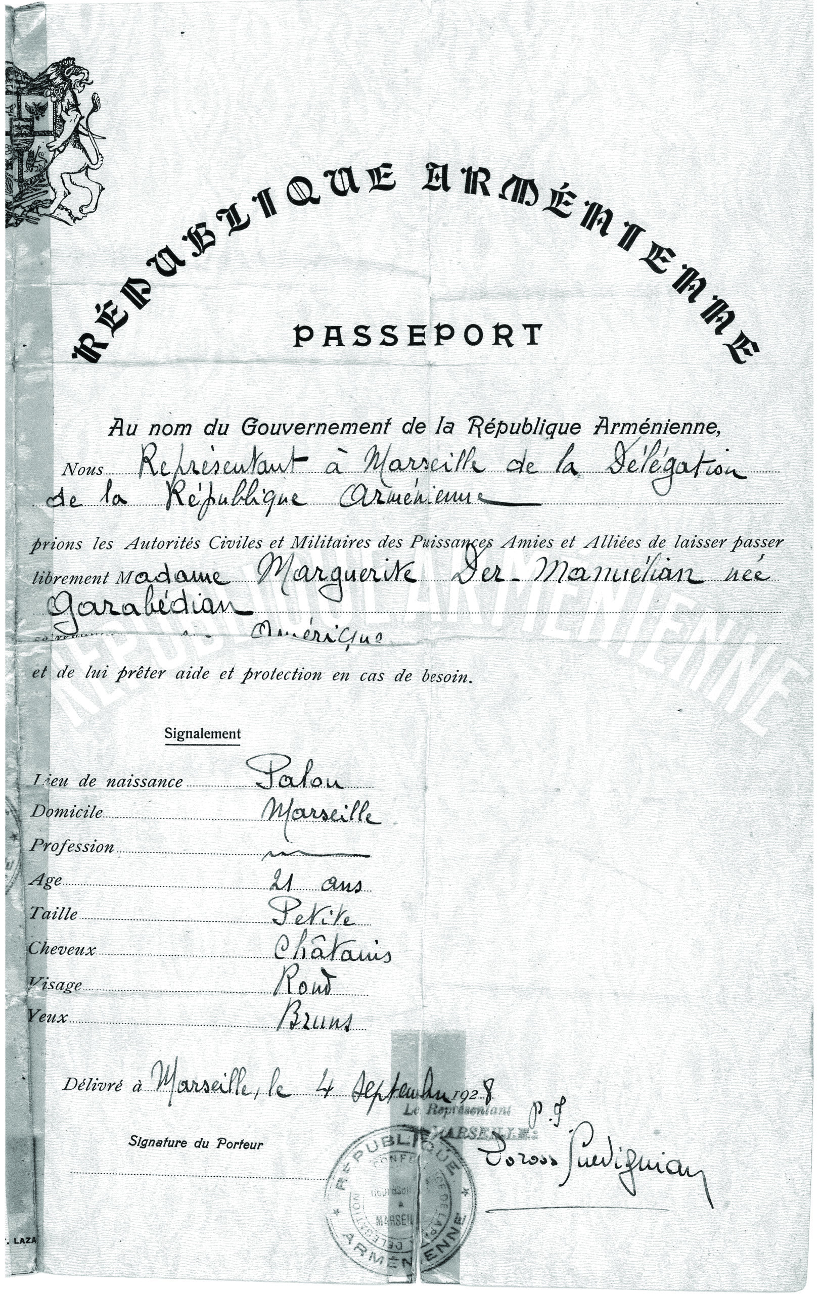 Stateless People, Passports and the ARF Archives