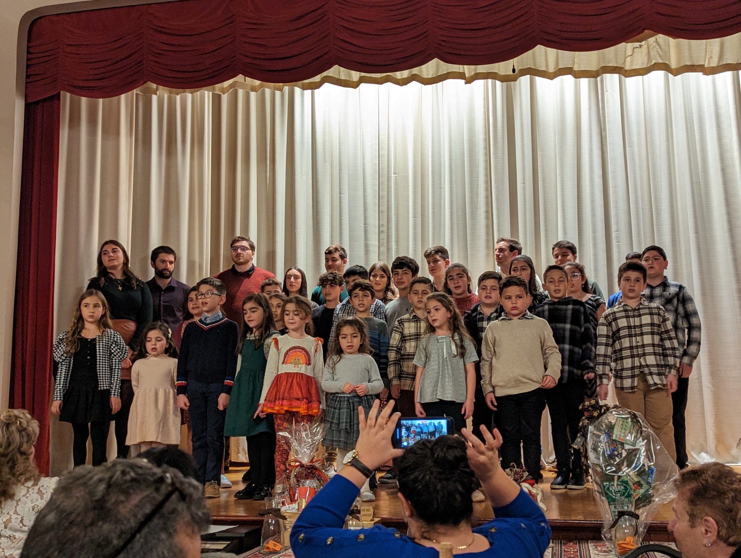 Providence Homenetmen Scouts singing for an appreciative audience - The ...
