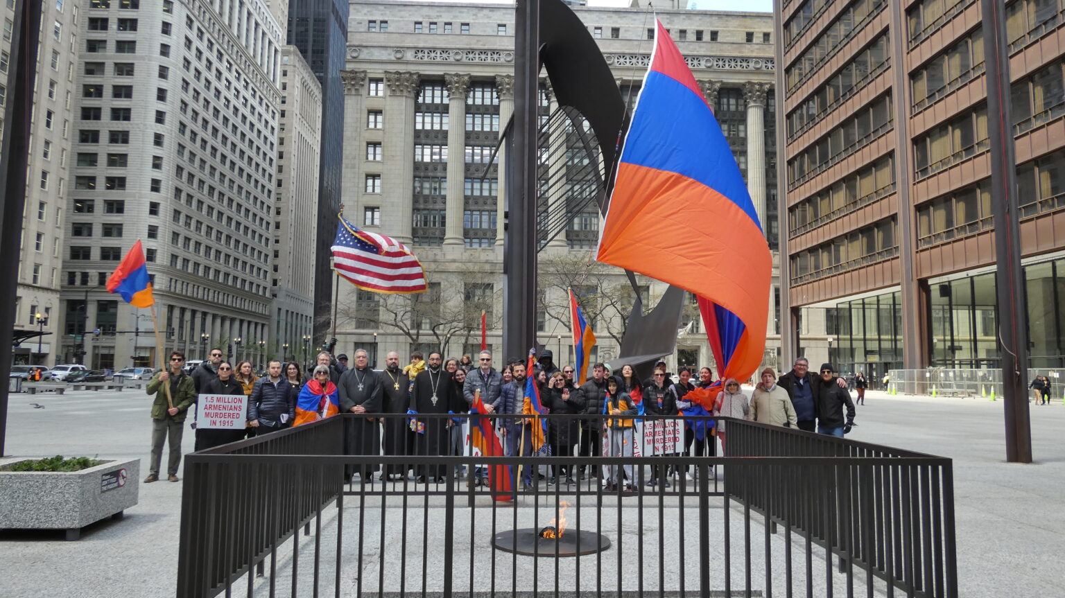 ANC-IL hosts inaugural flag raising in three cities