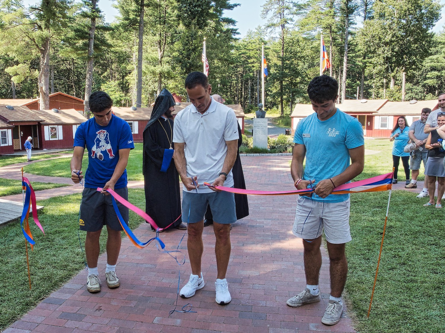 Camp Haiastan dedicates and unveils “Under the Trees” and “Cabin Circle ...
