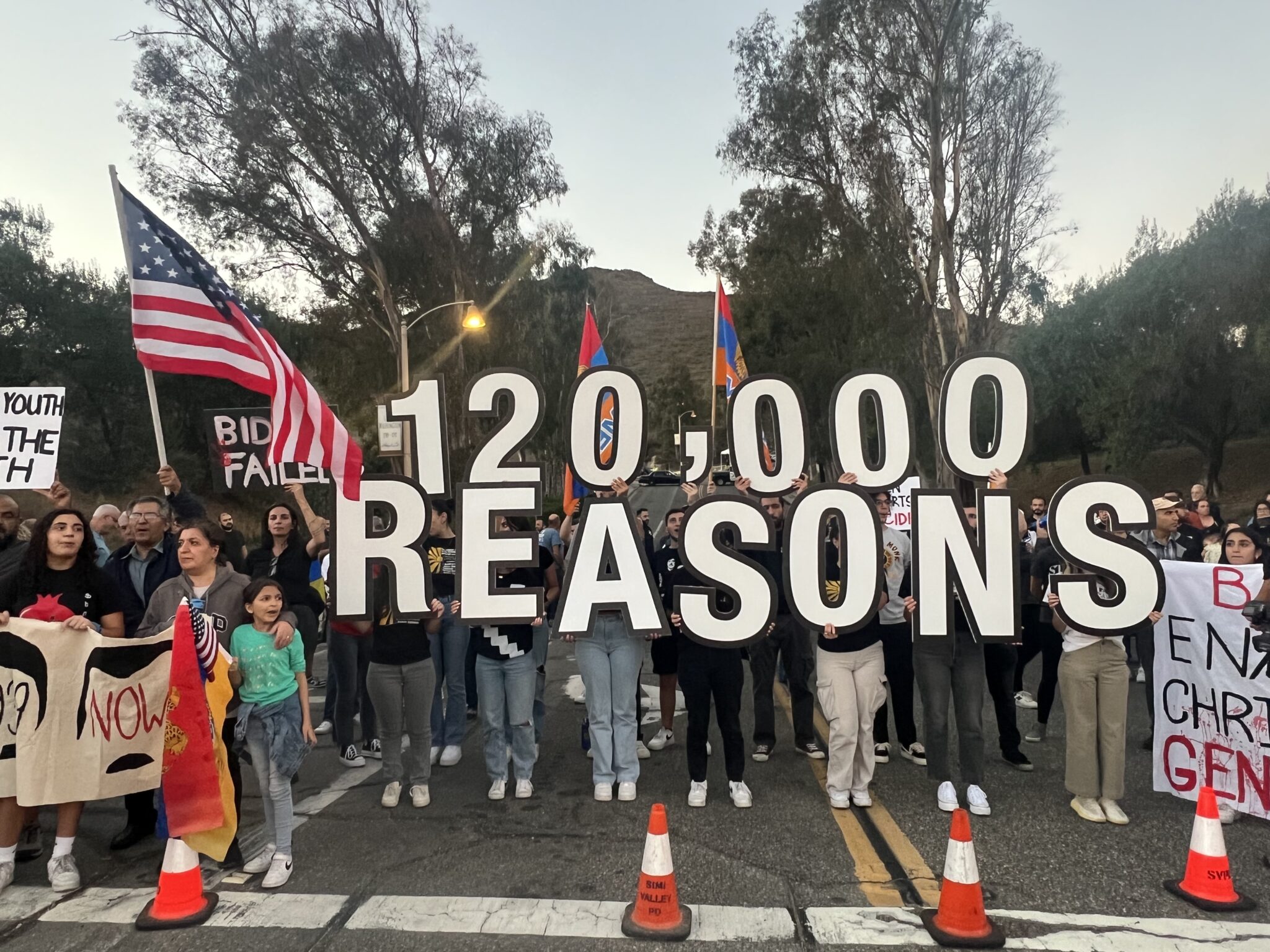 Armenian Americans Rally at the Reagan Library