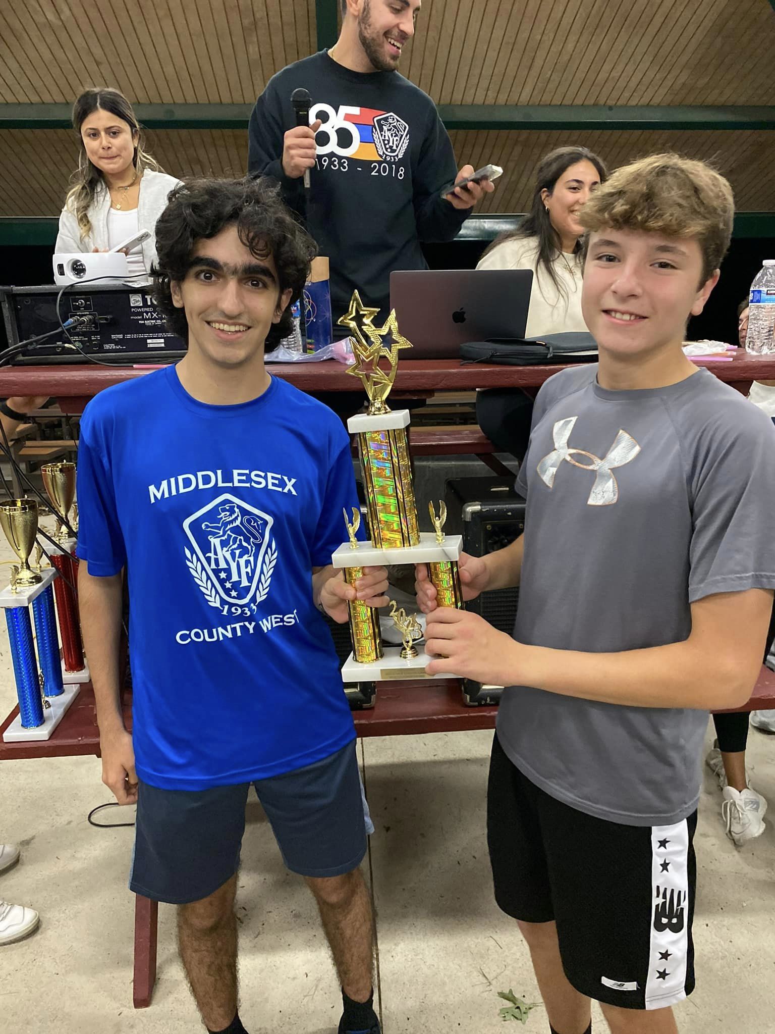 Middlesex County West “Musa Ler” Chapter receives the Chapter ...