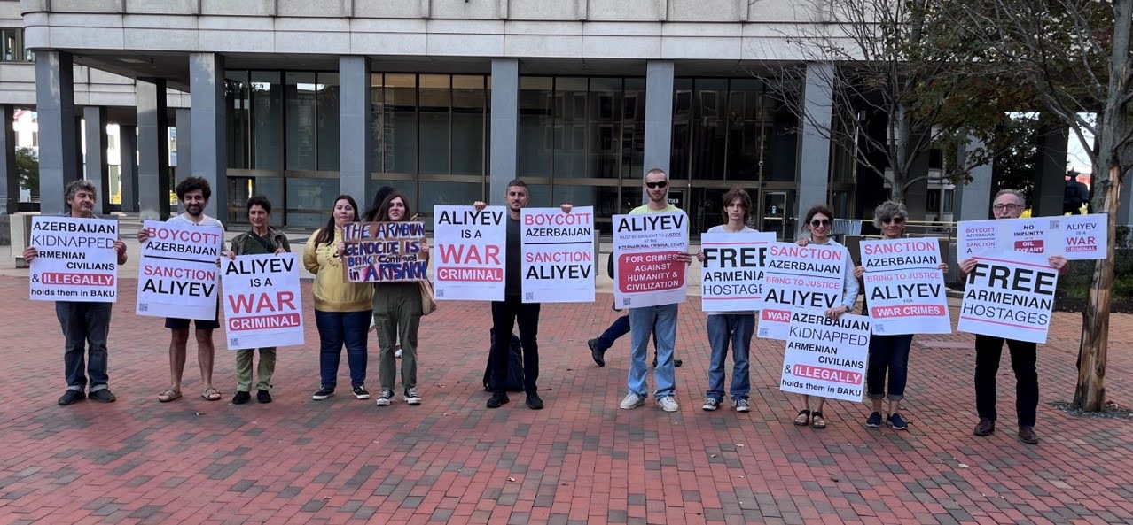 Weekly protests have begun at the JFK Federal Building in Boston