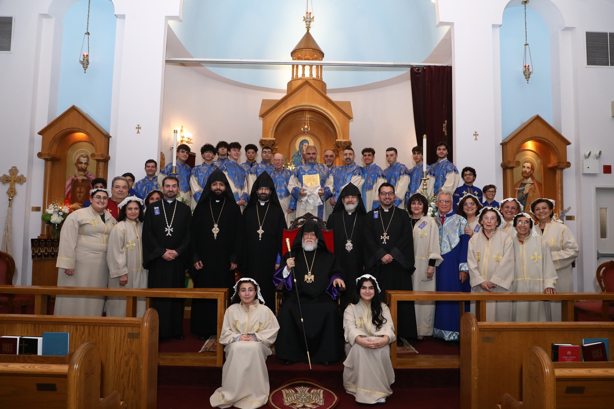 Catholicos Aram I at St. Sarkis Church in Douglaston, New York - The ...
