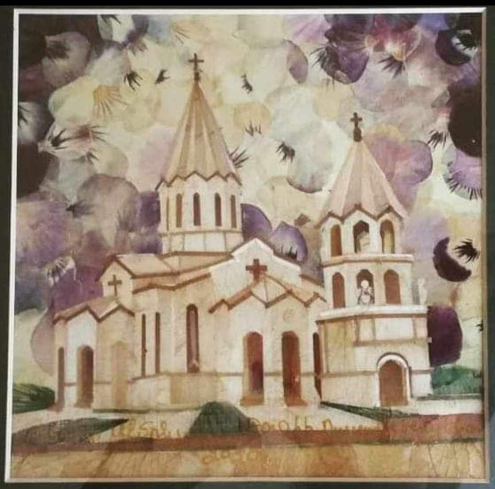 Mariam and Hovik's wedding gift picture of Ghazanchetsots Cathedral ...