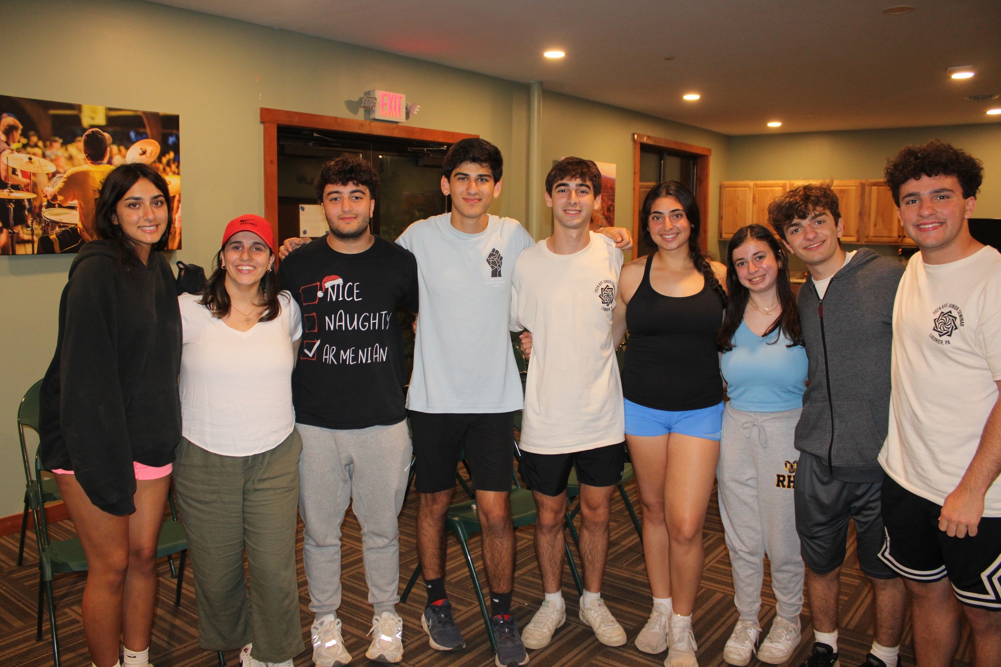 LIT members pictured with co-director Kenar Charchaflian - The Armenian ...