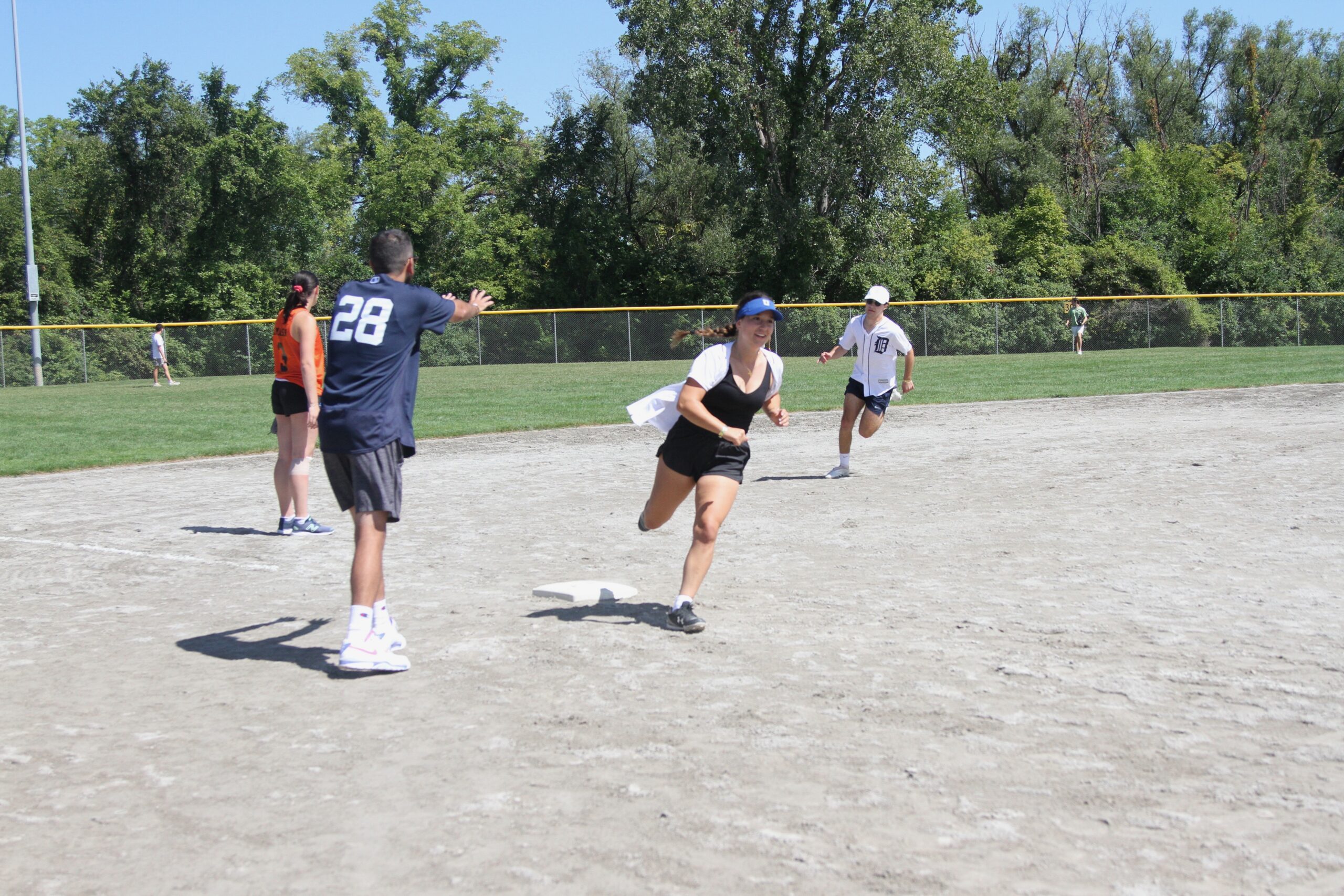 Rounding third base (Photo Tamar Kanarian) - The Armenian Weekly