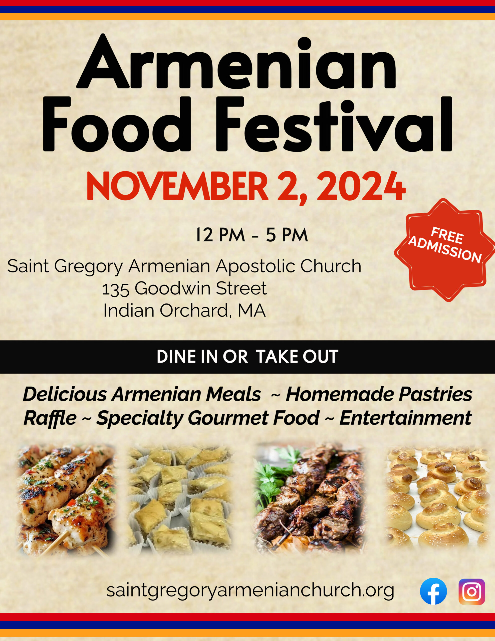 St. Gregory Church announces 46th annual Armenian Fall Festival