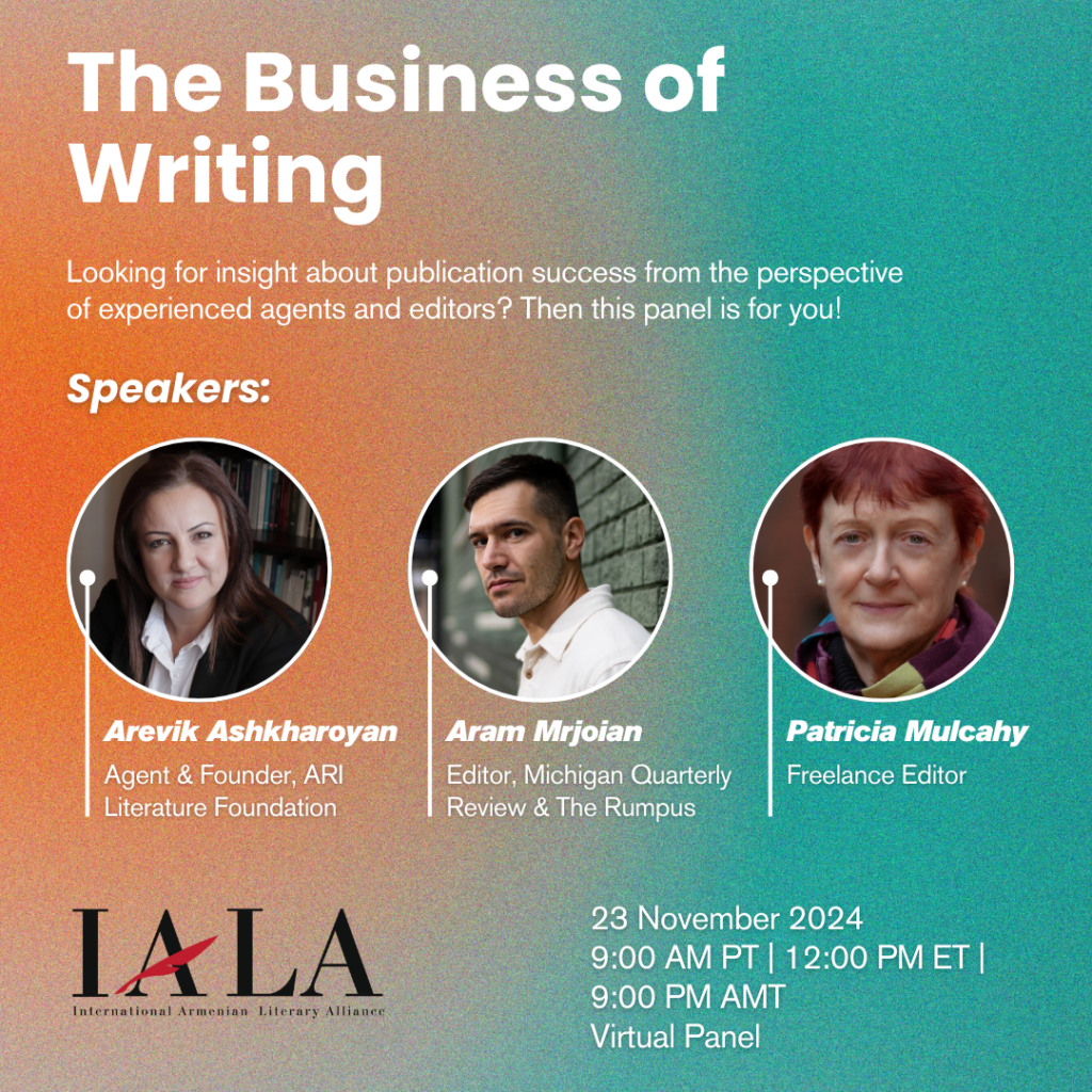 IALA to host a virtual panel on “The Business of Writing”