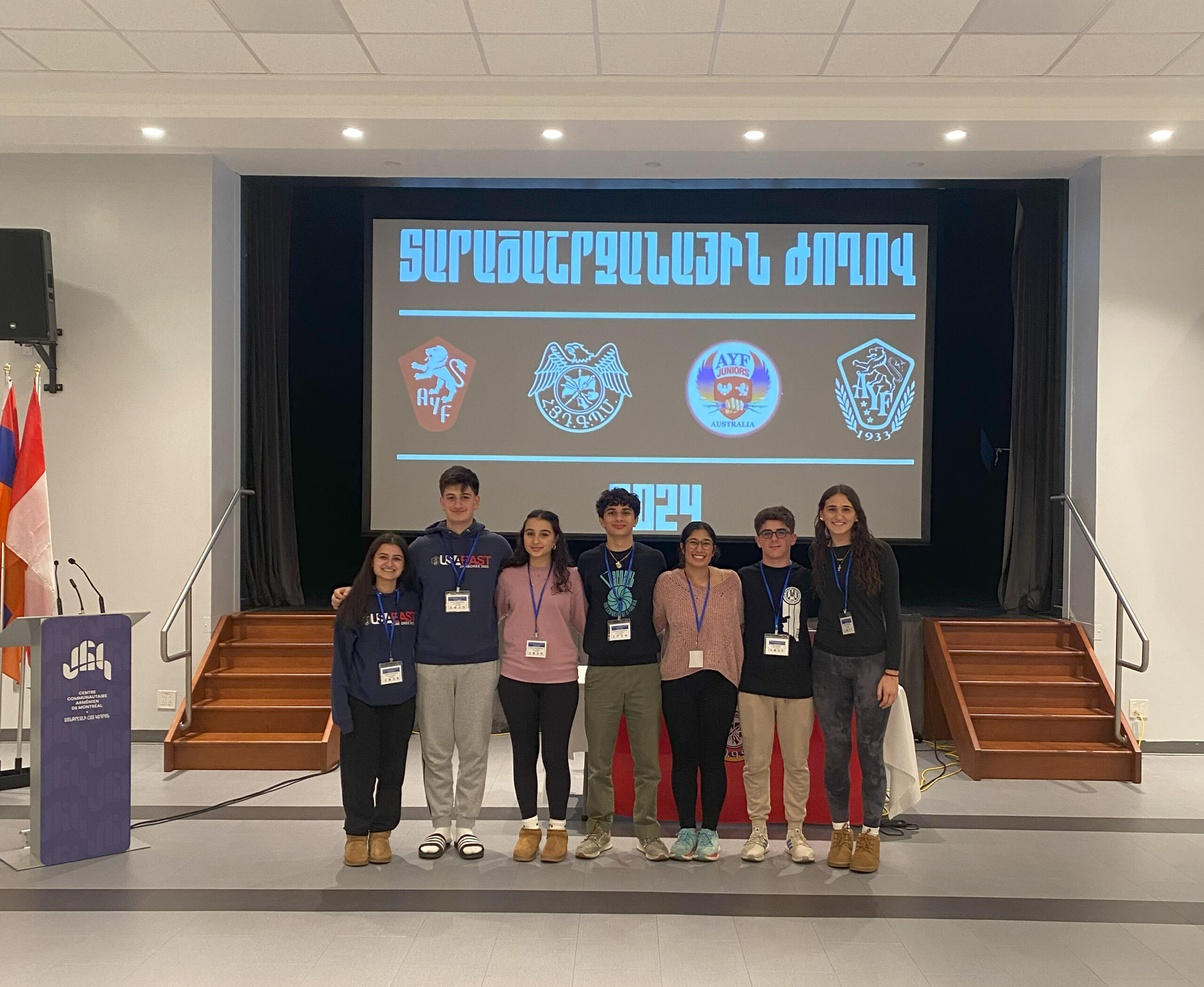 Eastern region delegates at start of conference - The Armenian Weekly