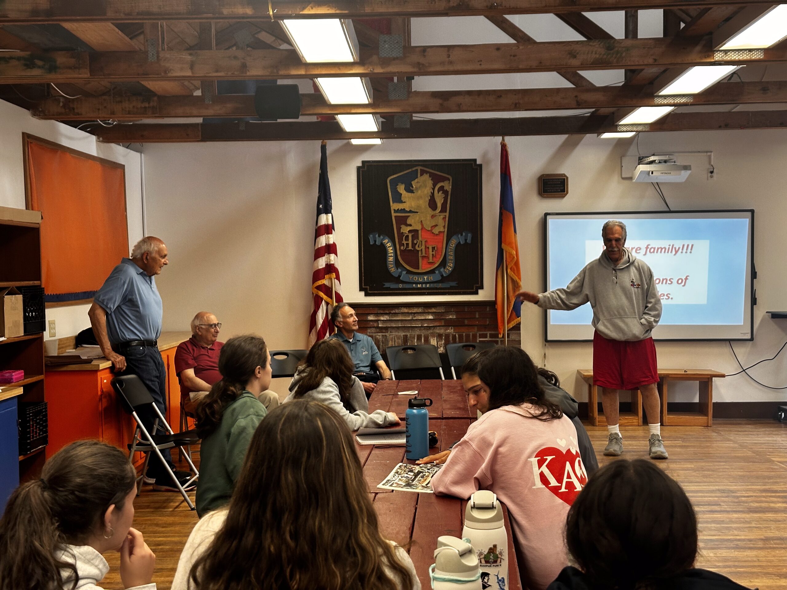 Baron Harry, Baron Mesrob, Baron Peter, and Baron Pete (from left to ...