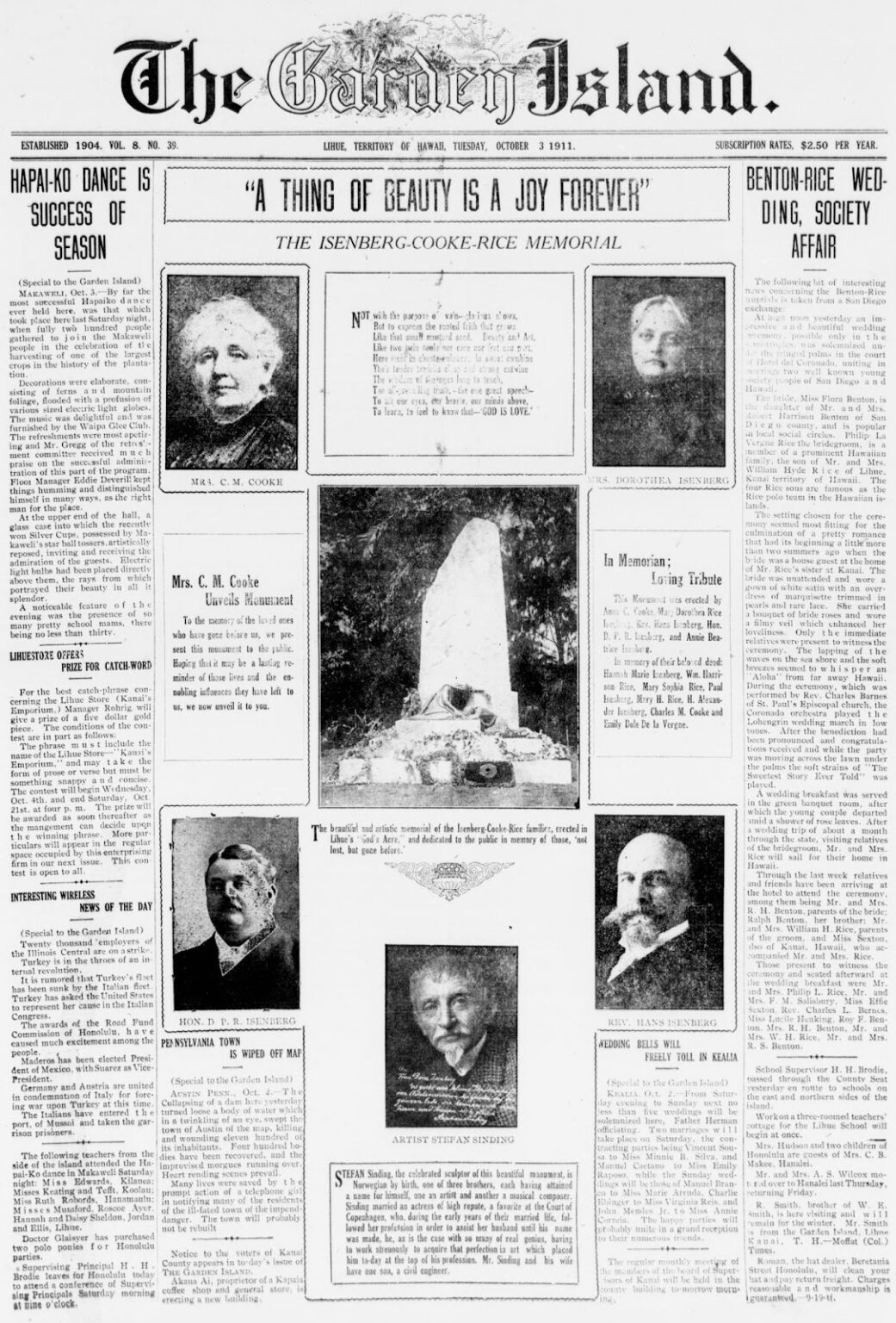 How a Hawaiian monument was mistaken for the first memorial to the ...